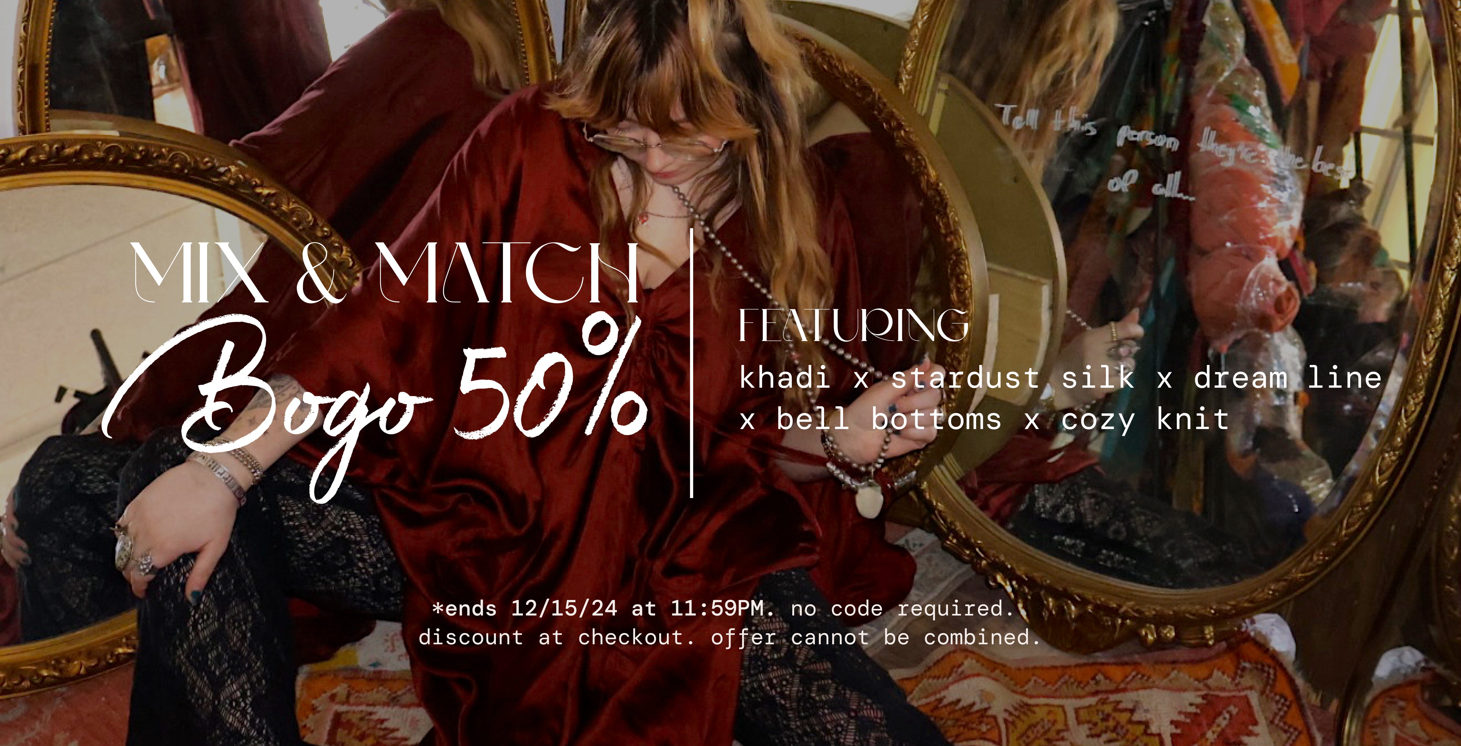 BOGO 50% Flash – Kantha Bae