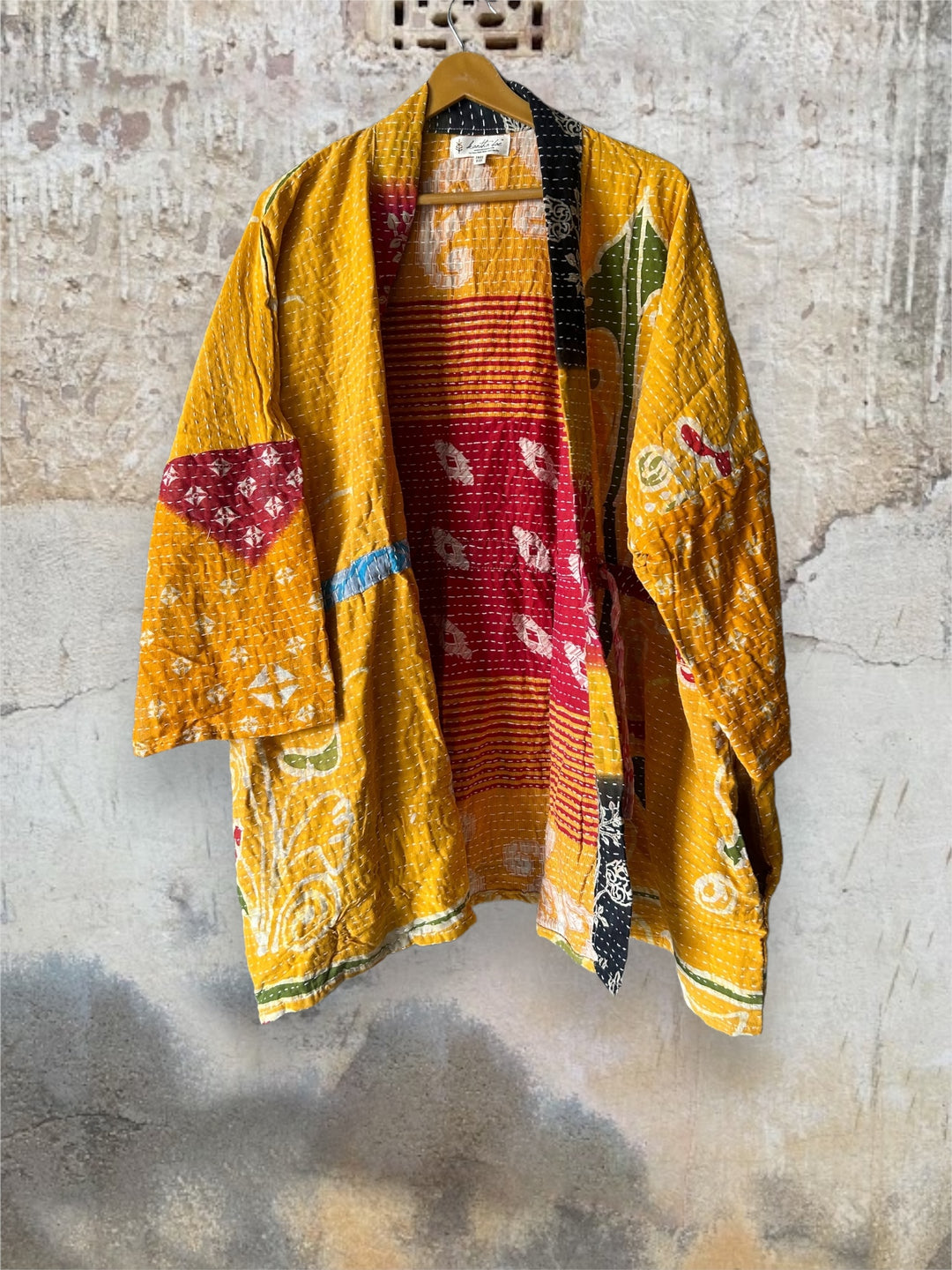 Kantha Shortie Kimono – Kantha Bae